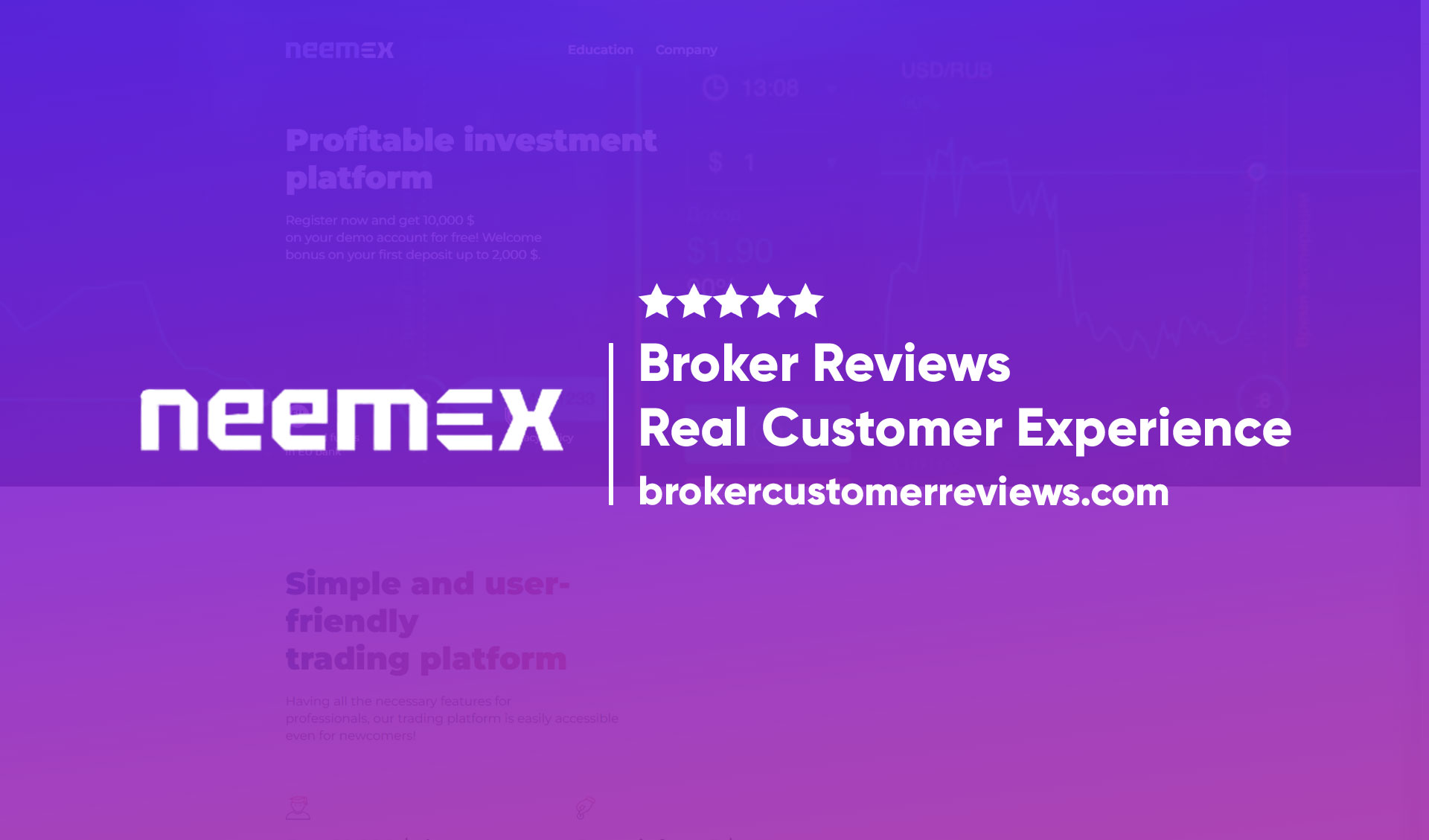 Neemex Broker Review ⭐️ Ratings and Feedback | Broker Customer Reviews