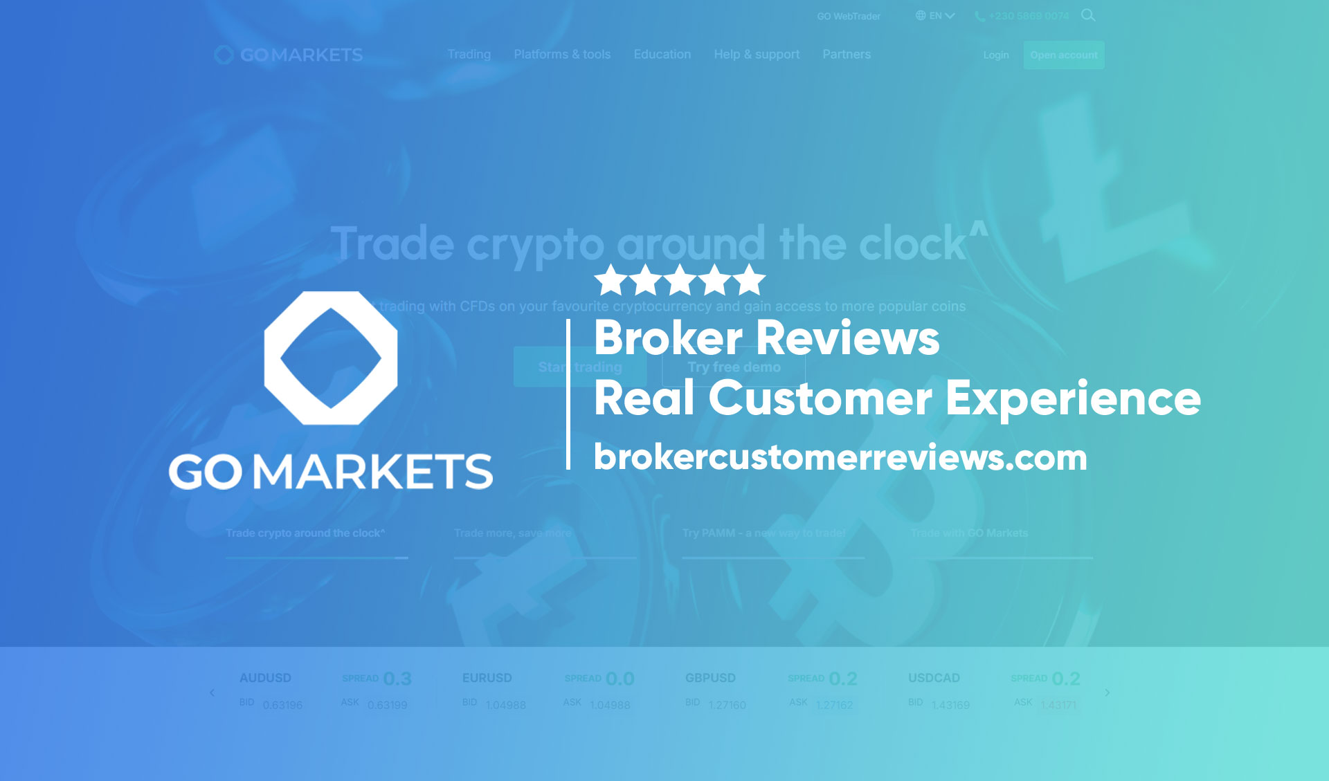 GO Markets Broker Review ⭐️ Ratings and Feedback | Broker Customer Reviews