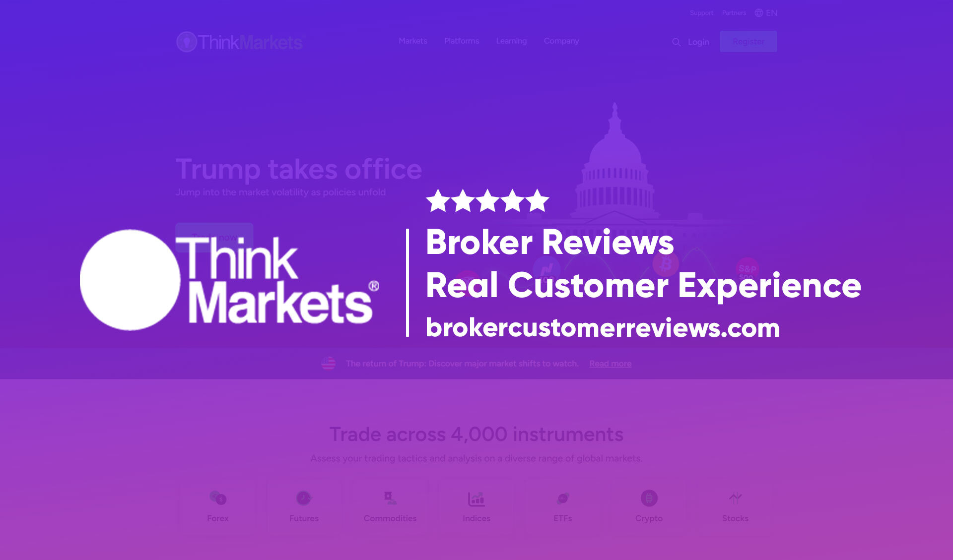 ThinkMarkets Broker Review ⭐️ Ratings and Feedback | Broker Customer Reviews
