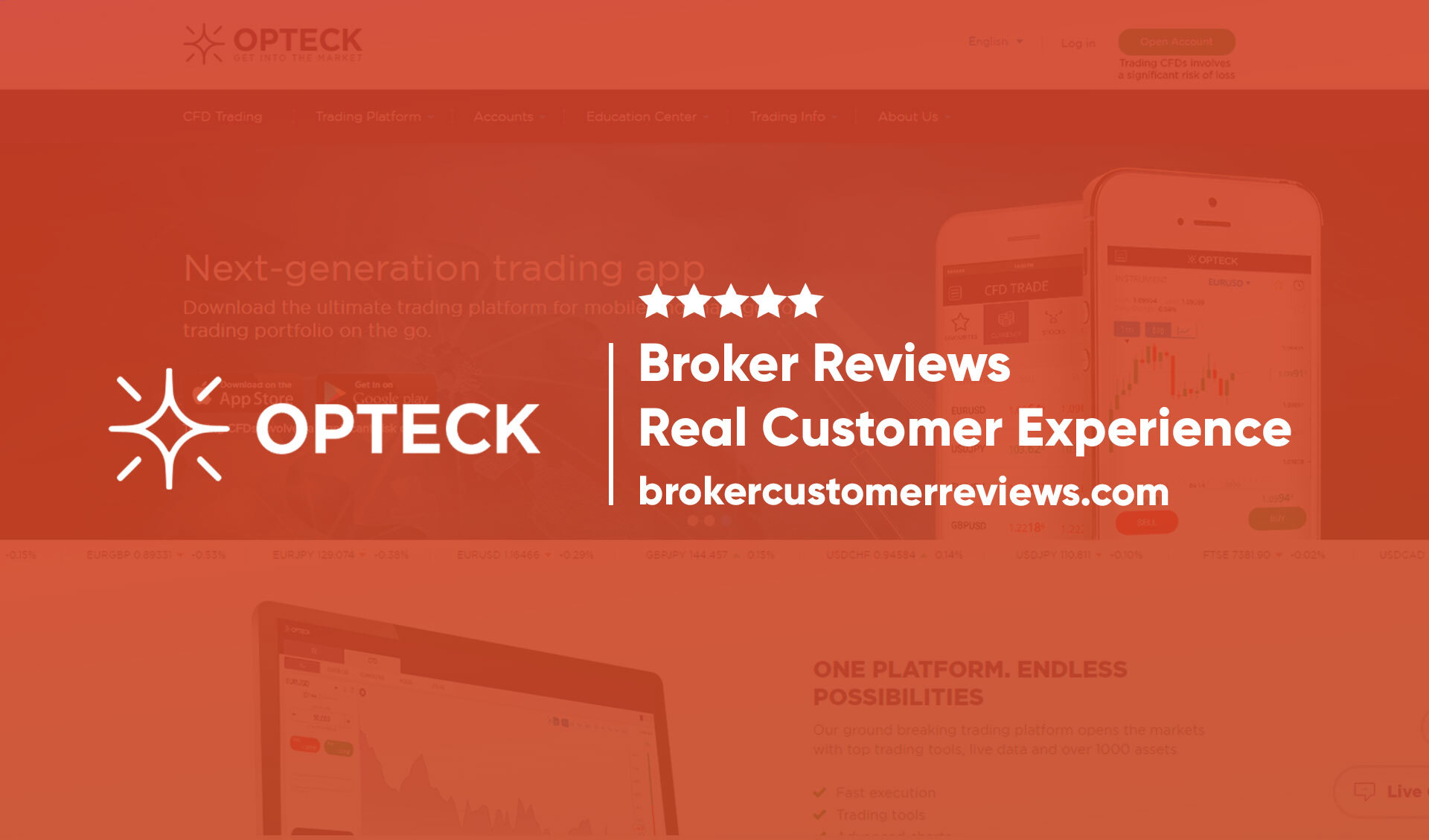 Opteck Broker Review ⭐️ Ratings and Feedback | Broker Customer Reviews